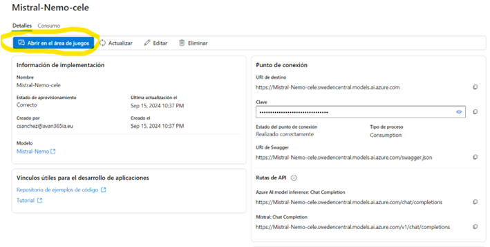 Azure AI Services: Implementación de modelos SMoE de Mistral